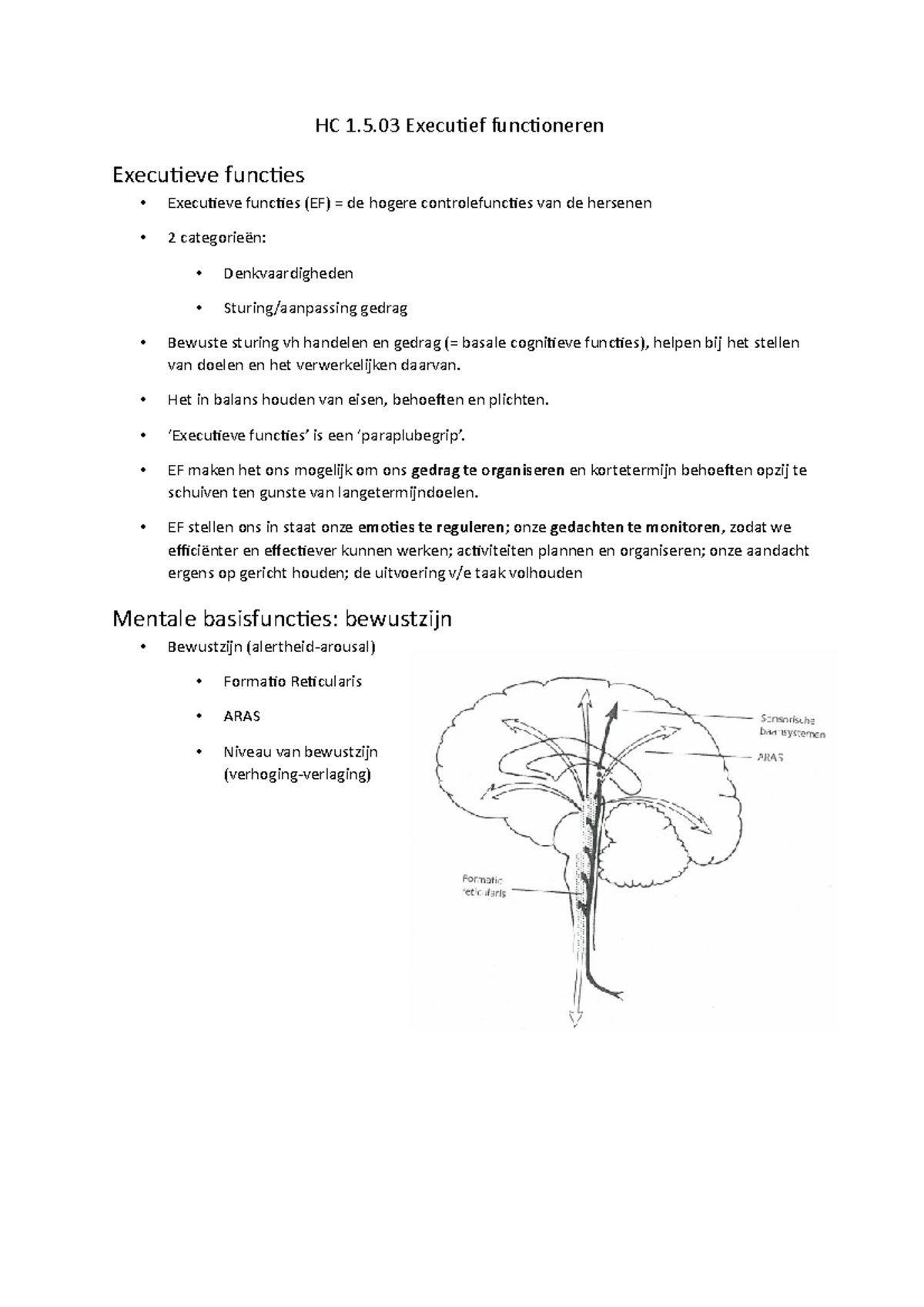 HC 1.5.03 Executief functioneren - HC 1.5 Executief functioneren ...