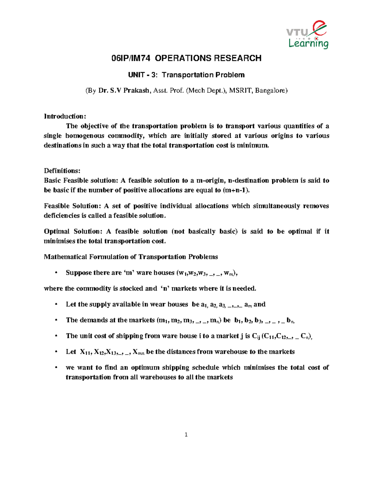 Lpp Linear Programming Or Linear Optimization Is A Process Which
