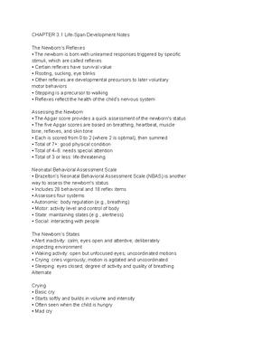 Ch3-Activity Worksheet - PSYC 201, LIFE SPAN DEVELOPMENT NAME ...