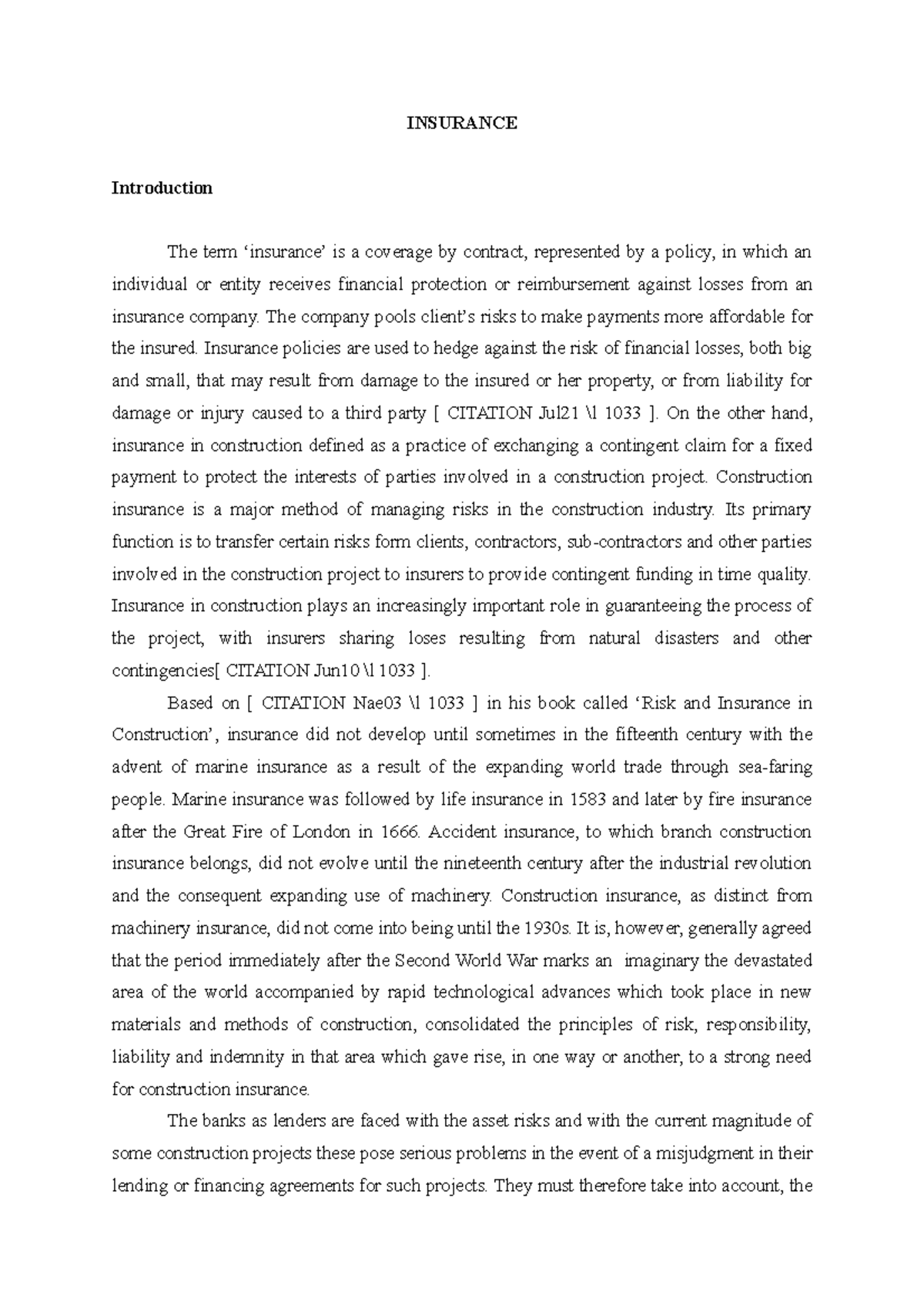 Introduction of Insurance and type of insurance - contract ...