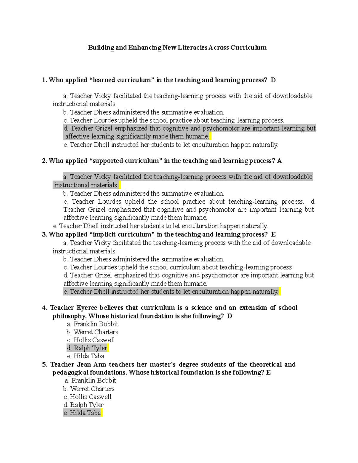 Building and Enhancing New Literacies Across Curriculum PART 4 ...