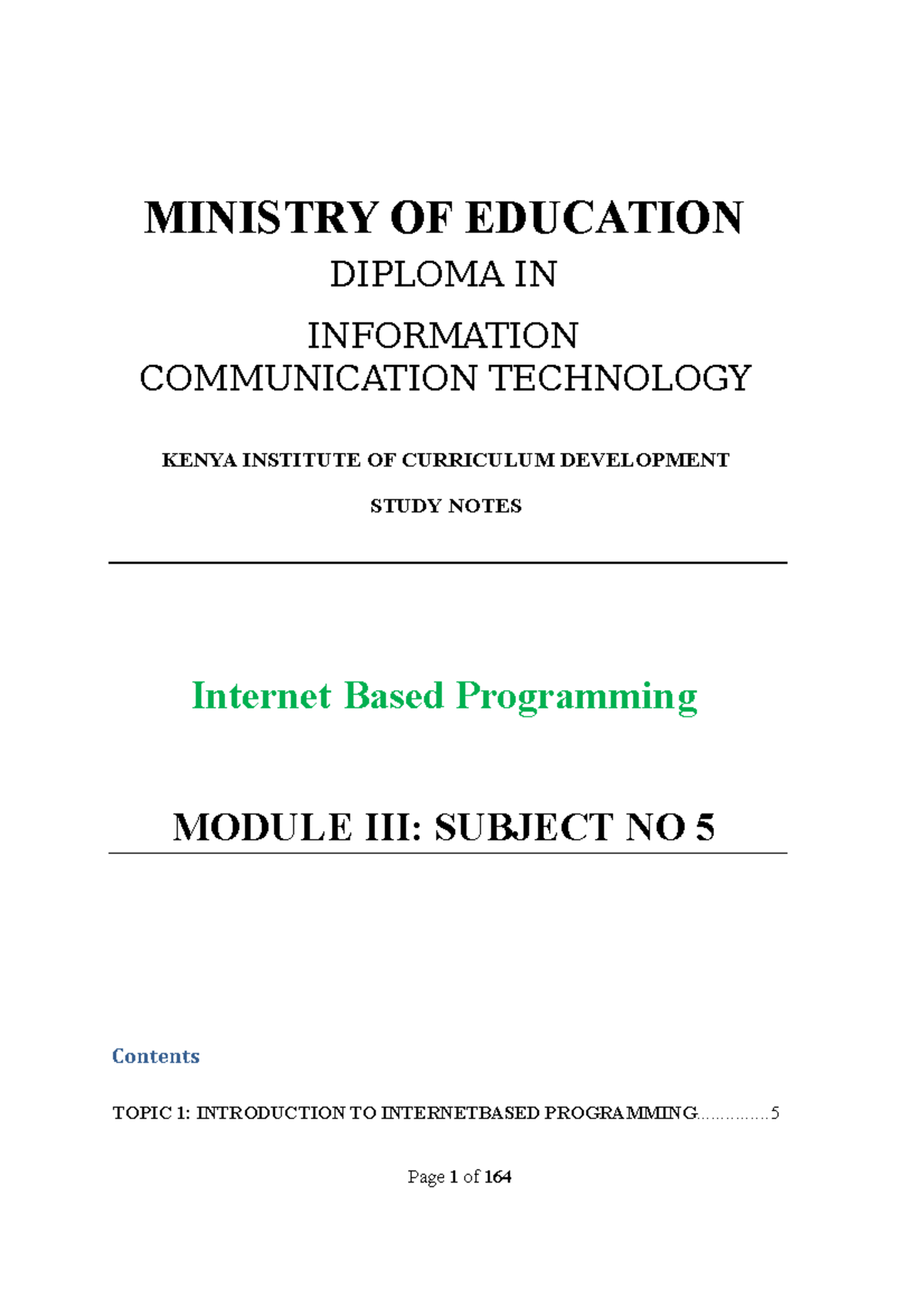 IBP Notes - This writeup is meant to explain the use html in web ...