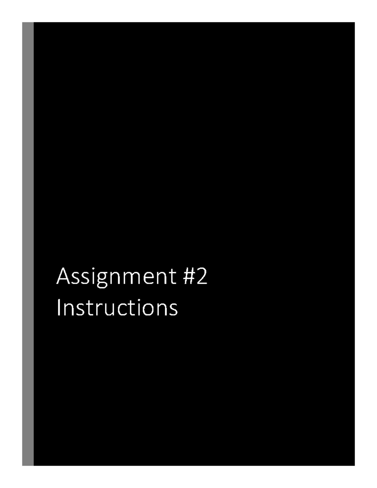 Assignment 2 - ASS - Assignment Instructions SENECA COLLEGE FACULTY OF ...