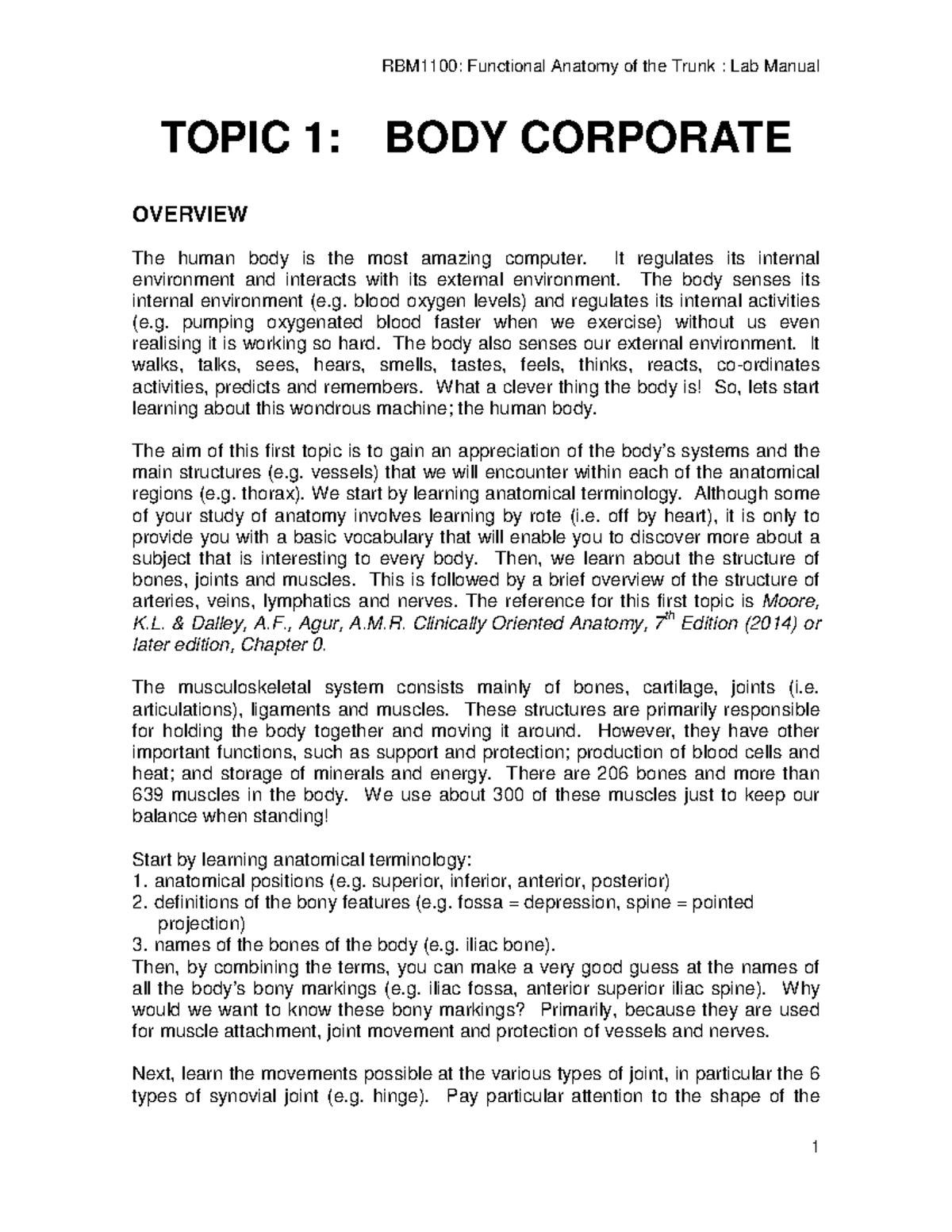 1.10-1.12 Body Corporate Practicals 2017-ab Lab 1 - TOPIC 1: BODY ...