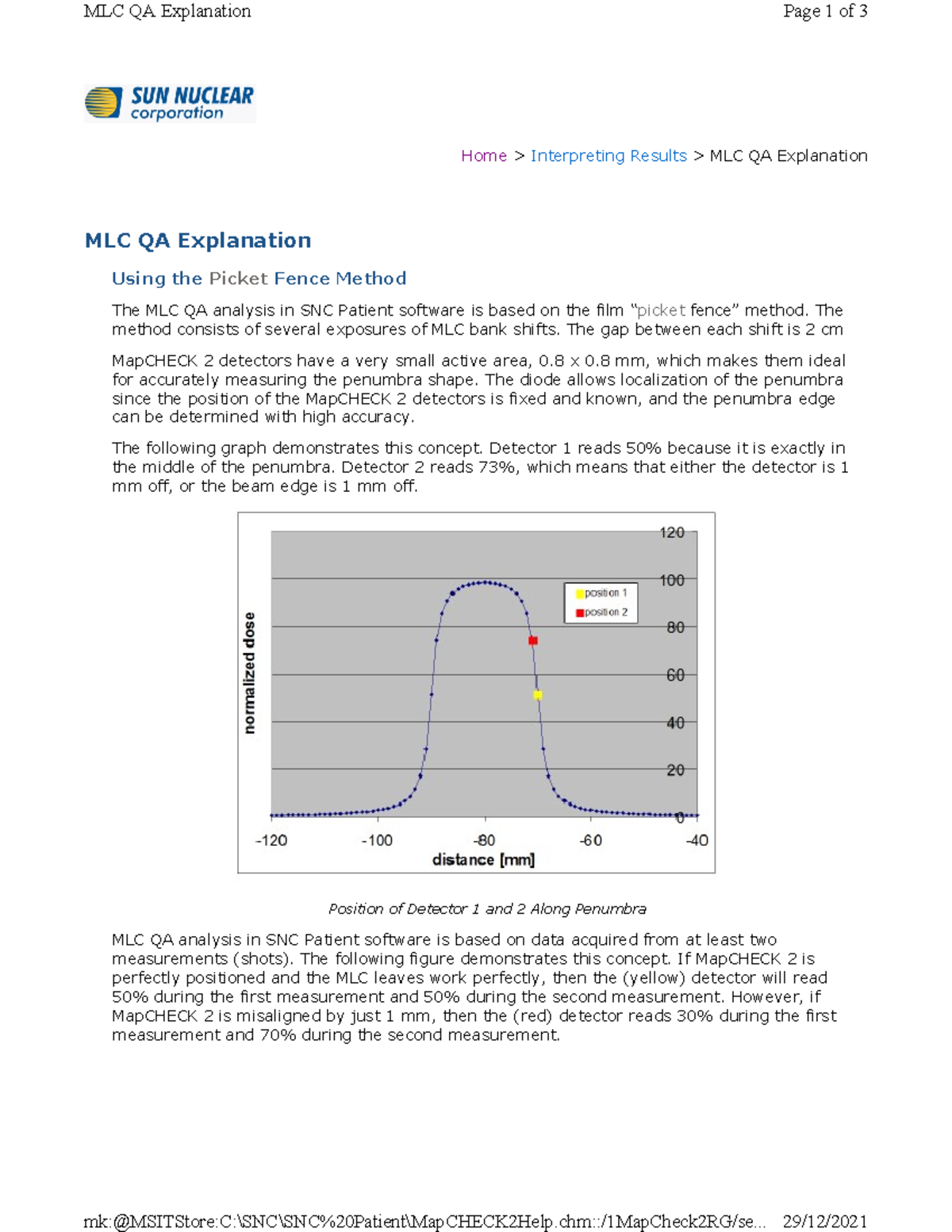 MLC QA explained - fewoifnewoi fwefnioenfiowe - Home > Interpreting Results > MLC QA - Studocu