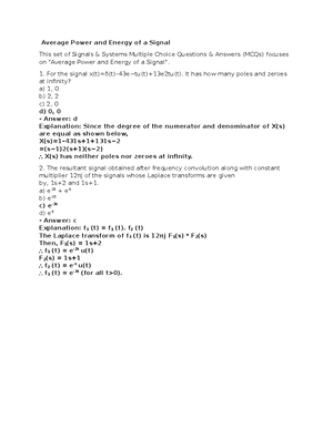 Discrete-Time-Signals - Discrete Time Signals This set of Digital ...
