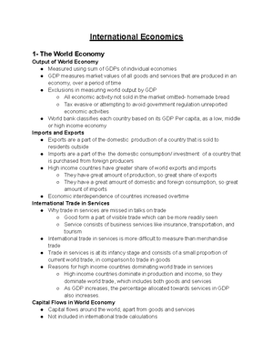 International Economics Chap4 - Chap 4 Specific Factors and Income ...