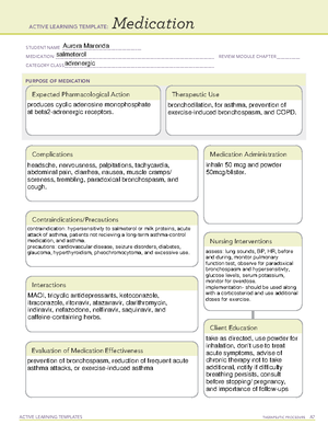 Ketorolac template - ACTIVE LEARNING TEMPLATES TherapeuTic procedure A ...