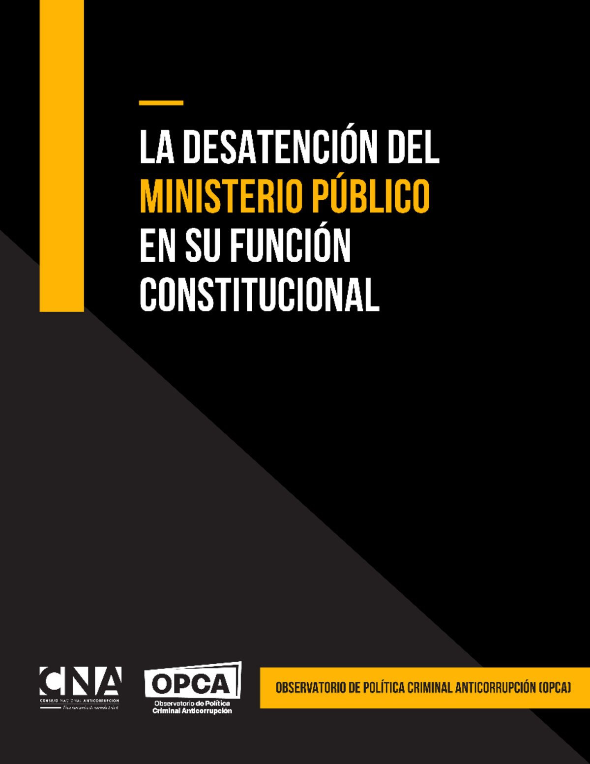 LA Desatencion DEL Ministerio Publico EN SU Funcion Constitu - ÍNDICE I ...