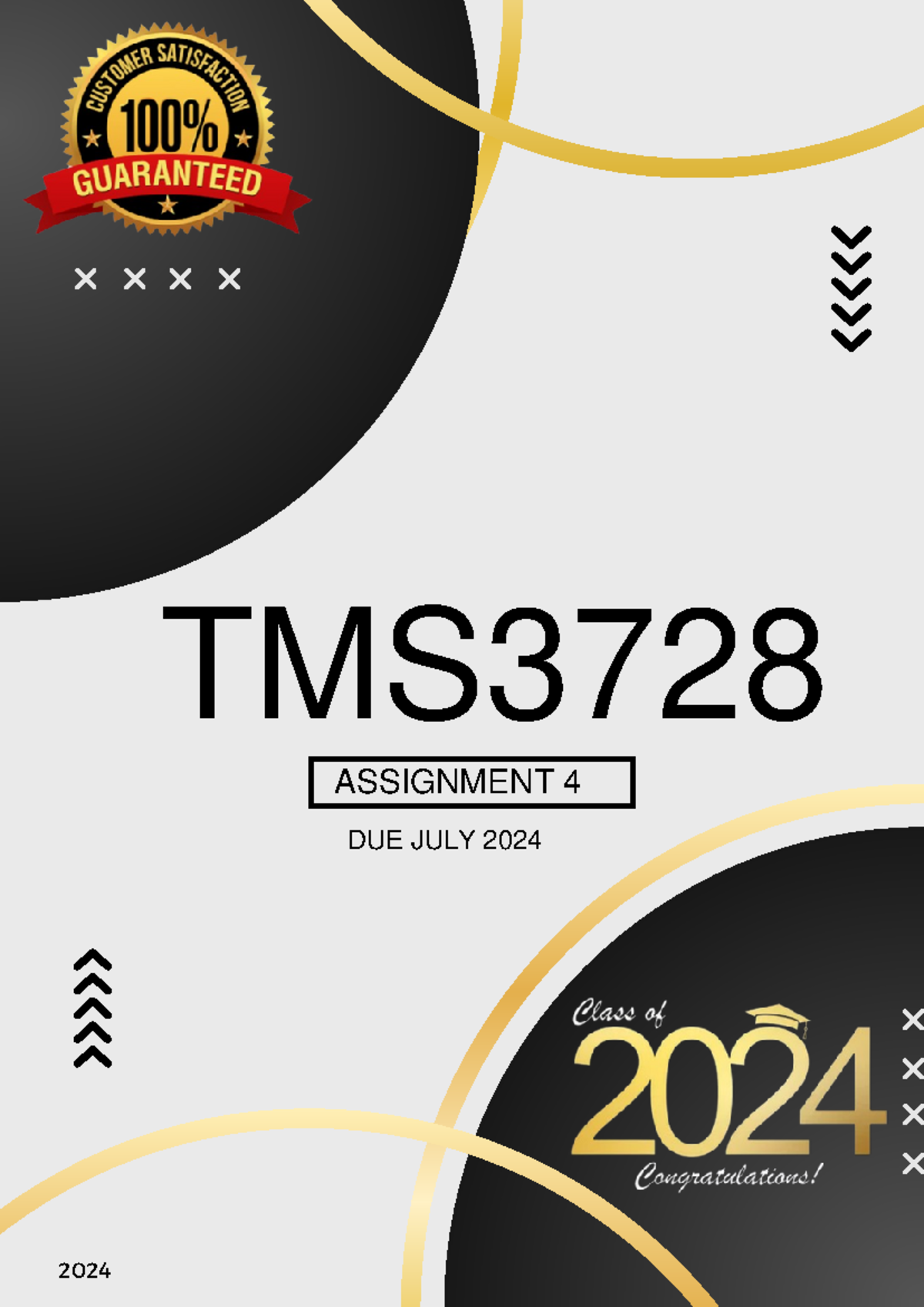 TMS3728 Assignment 4 Memo 2024 - TMS ASSIGNMENT DUE JULY TMS ASSIGNMENT ...