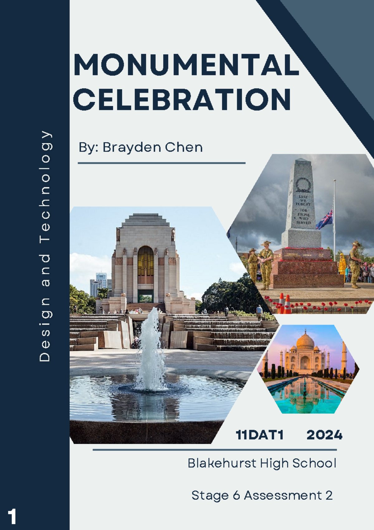 2024 Design and Tech monumental celebration task Brayden Chen ...