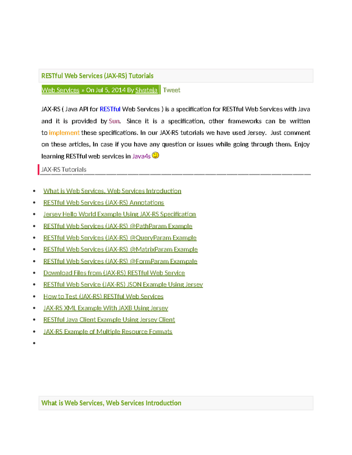 RESTful Web Services - sdfsdf - RESTful Web Services (JAX-RS) Tutorials ...