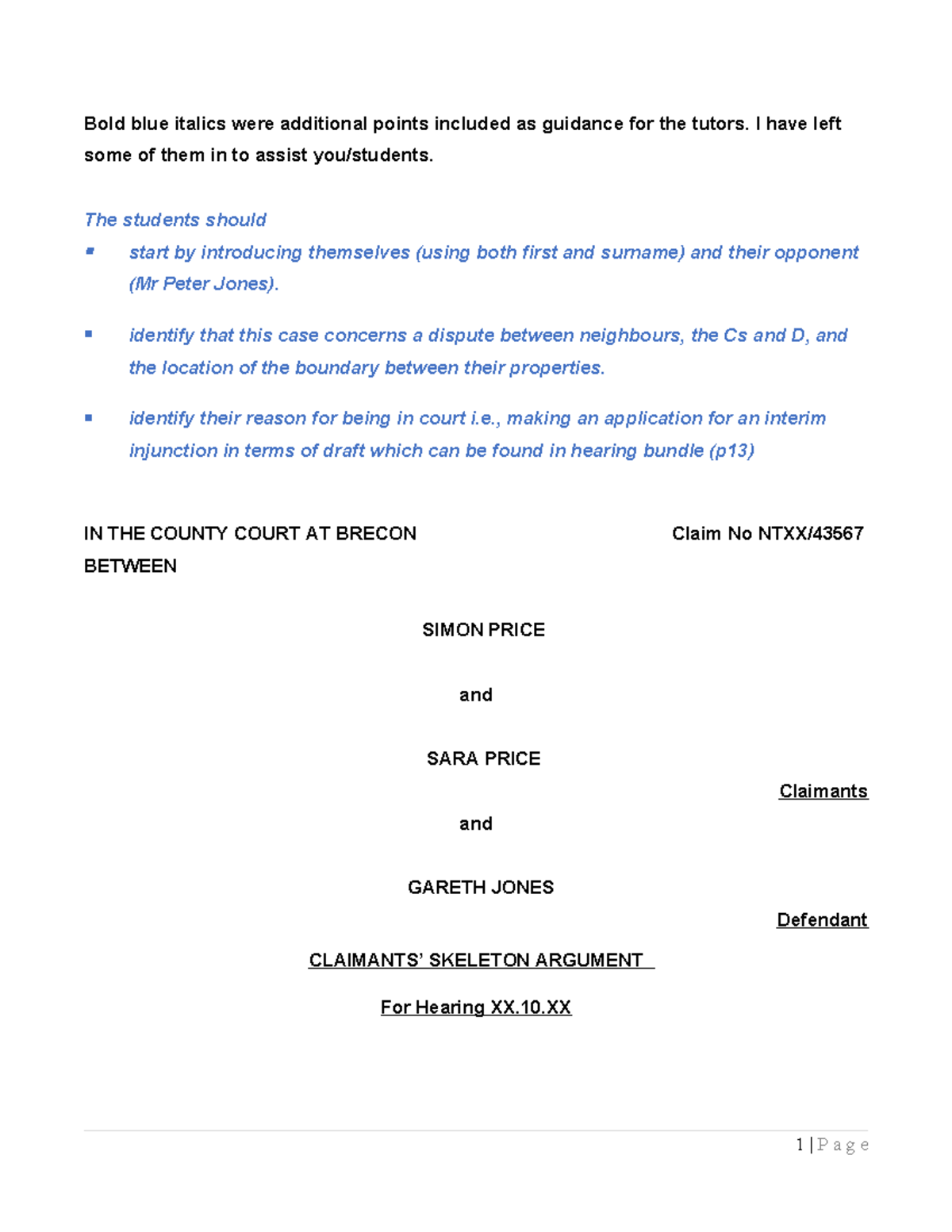 Example skeleton final 2022 - Tagged - Bold blue italics were ...