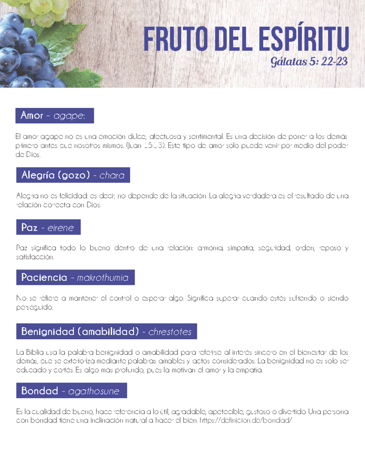 Frutos del espíritu - Fruto del Espíritu Gálatas 5: 22- El amor agape ...