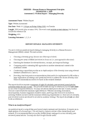 A1 Group Report template - Report Title This document outlines an ...