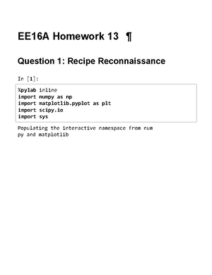 16ANote 5 - Note 5 - EECS 16A Designing Information Devices and Systems I Spring 2022 Lecture ...
