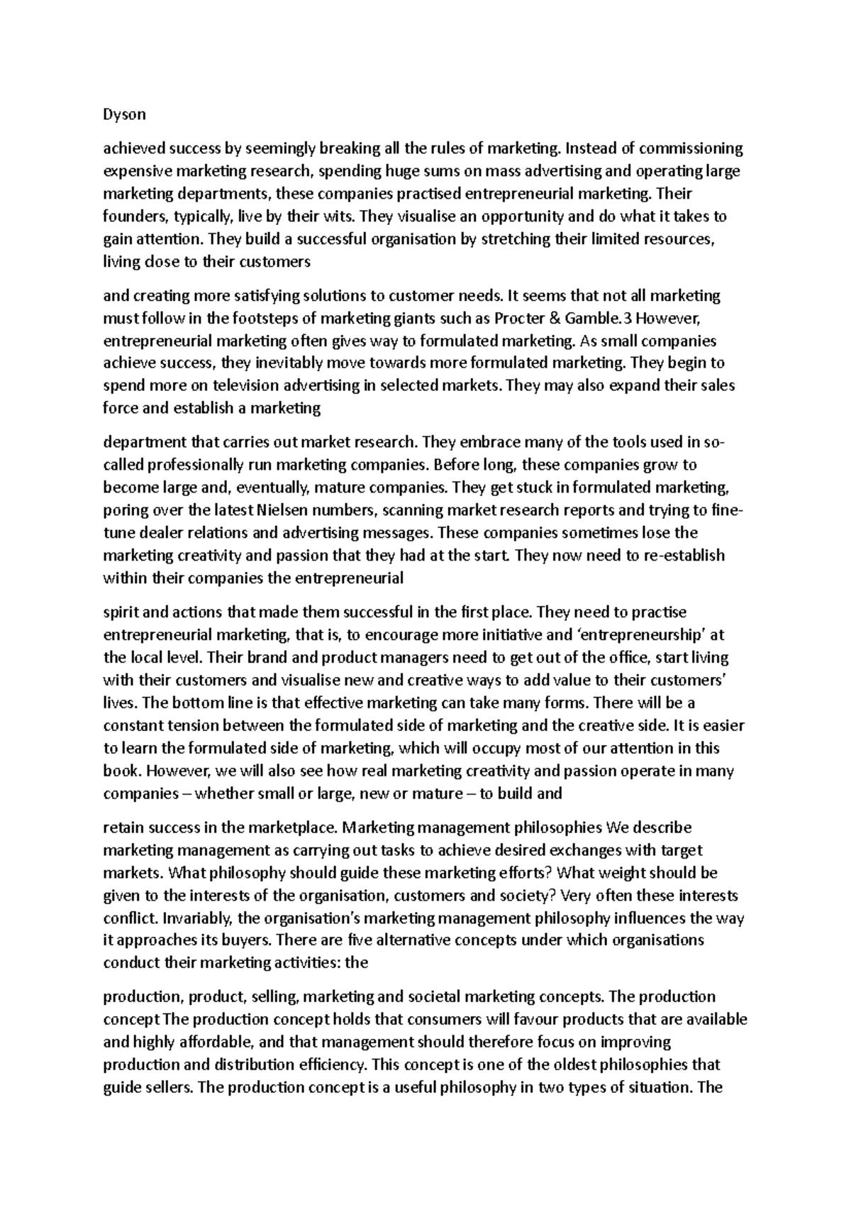 Dyson - dont follow - Dyson achieved success by seemingly breaking all ...