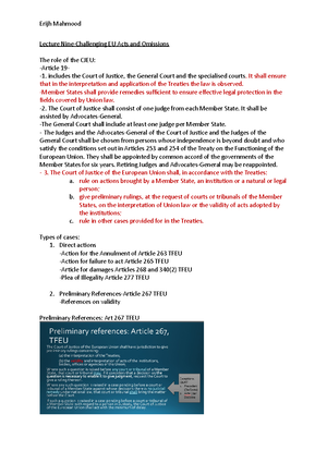 Public Enforcement (Articles 258-260 TFEU) - Public Enforcement ...