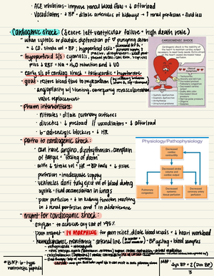 Impaired Perfusion Pt 3 - Pharmacologic Management cont.. . to promote ...