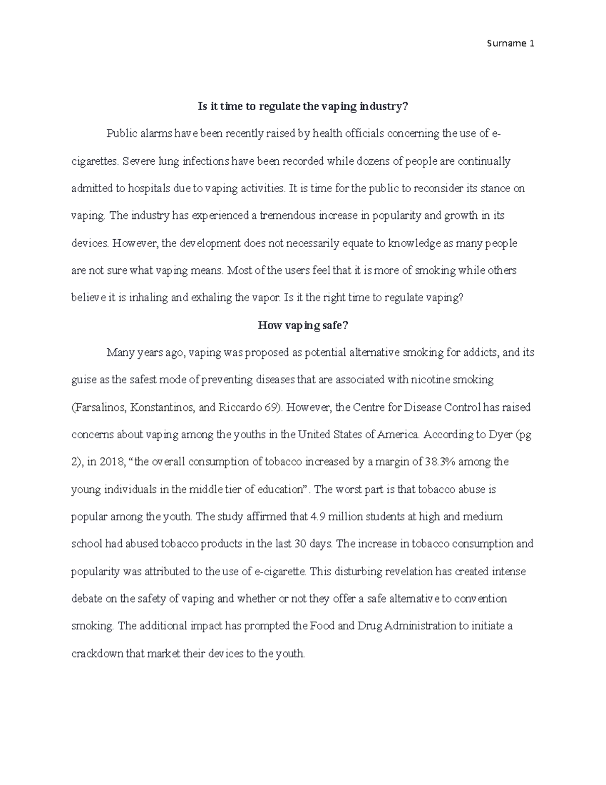 Vaping-Newspaper Behavior or behaviour is the range of actions and ...
