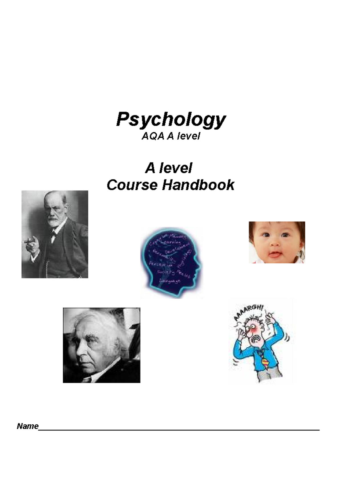 Psychology course handbook - Psychology AQA A level A level Course ...