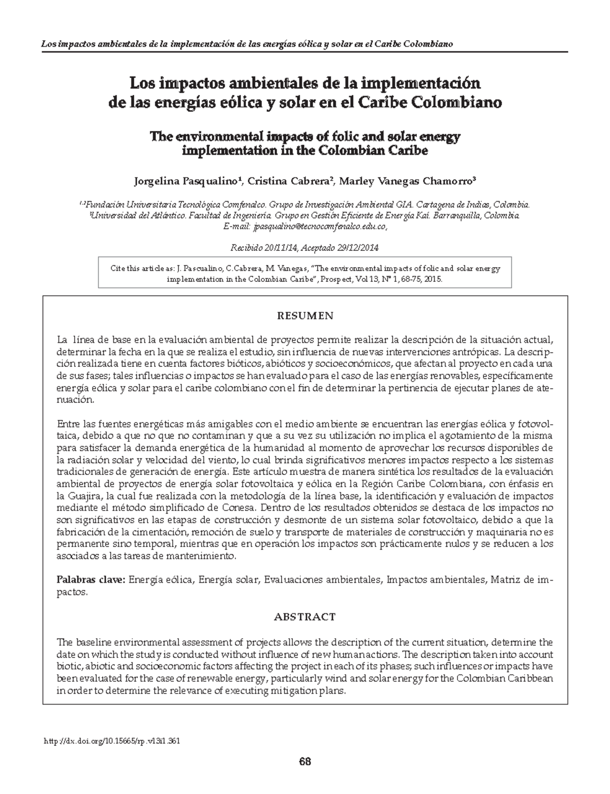 V13n1a08 - dfsfsdf - Estadistica - UNADECA - Studocu