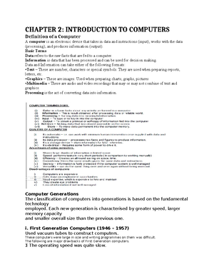 Computer Application II Intro - Computer Application II CHAPTER 1: FINANCIALAPPLICATIONS - Studocu