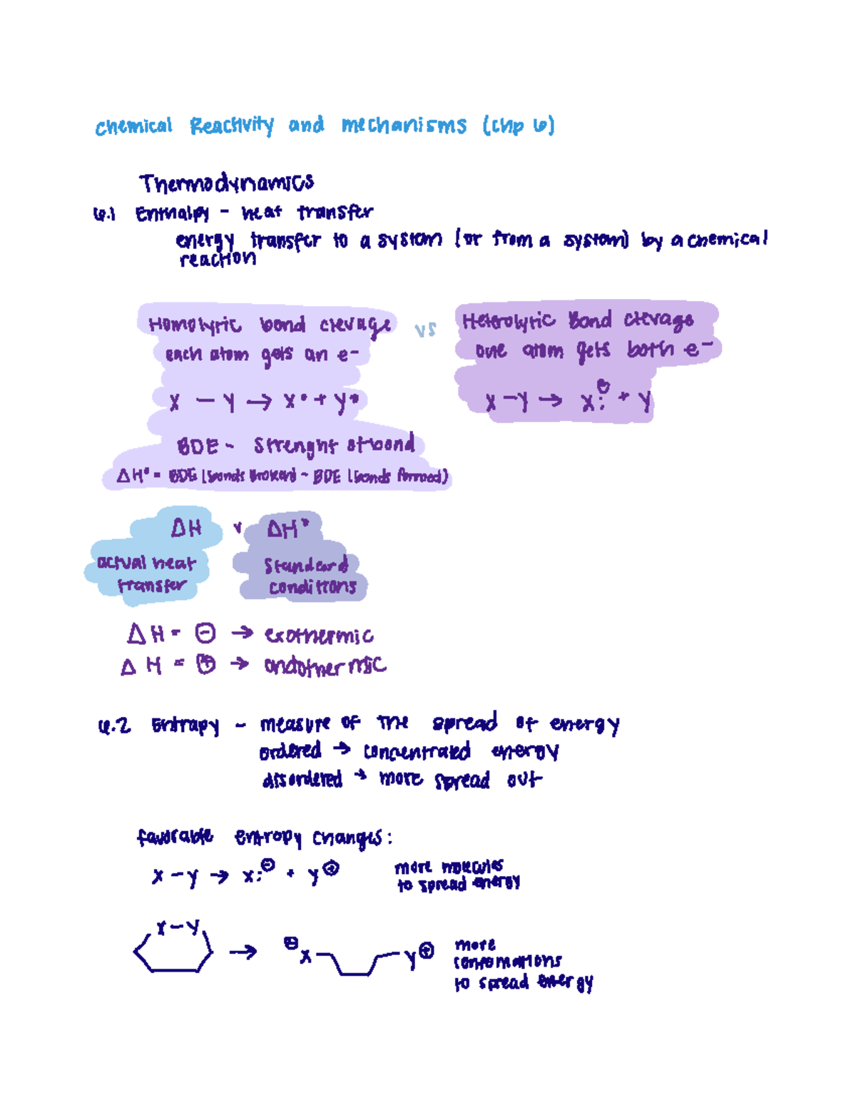 Ochem ch 7 - Chapter 7 - chemical Reactivity and mechanisms chp 6 ...