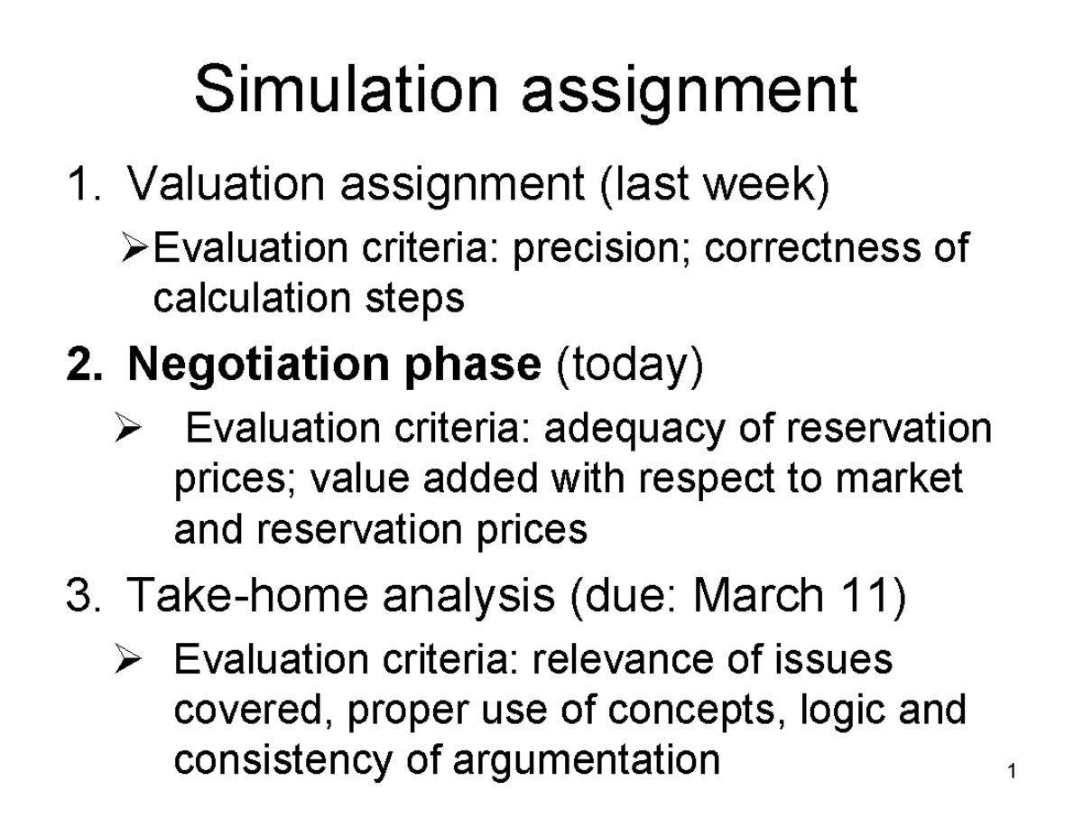 Lecture 7 cas w2022 AA selection - Simulation assignment 1. Valuation ...