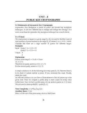 Chapter 2 - computer network and security - UNIT – 2 SYMMETRIC CRYPTOGRAPHY 2 Mathematics of ...