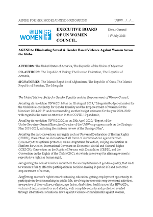 Position Paper - MUN Competition Related - COMMITTEE : United Nations ...