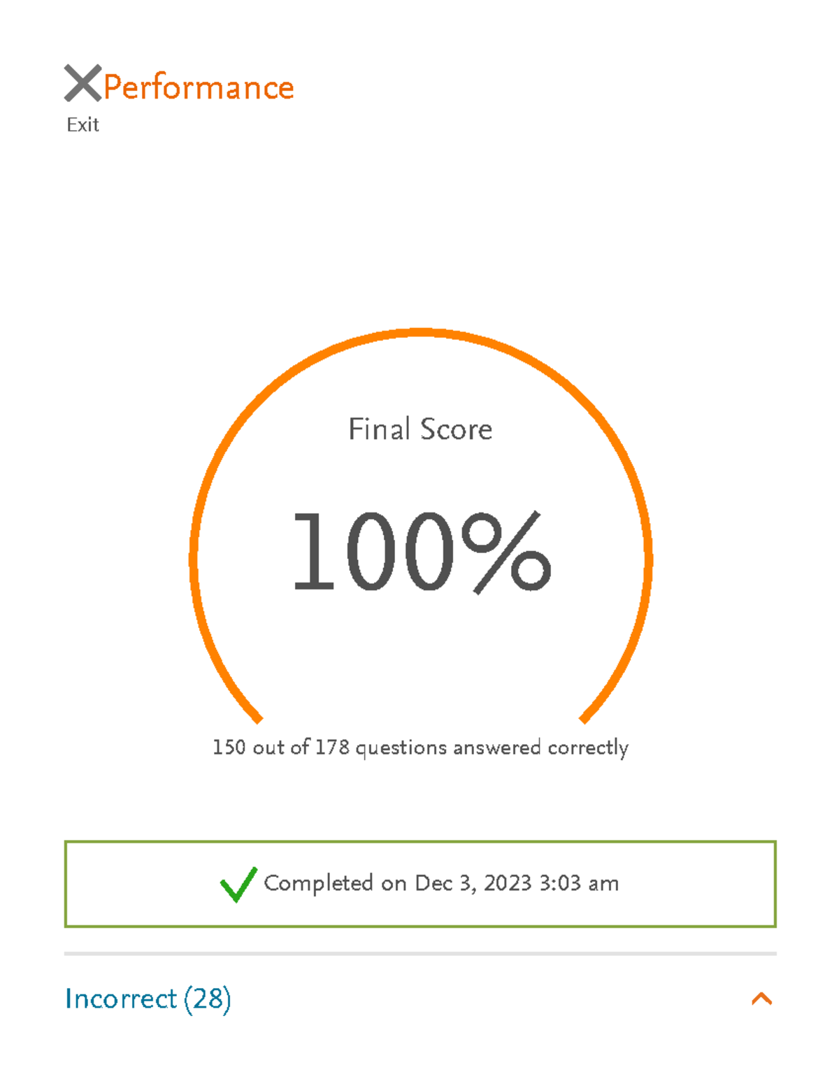 Infection Answers Elsevier - ####### Exit Performance Final Score 100% ...