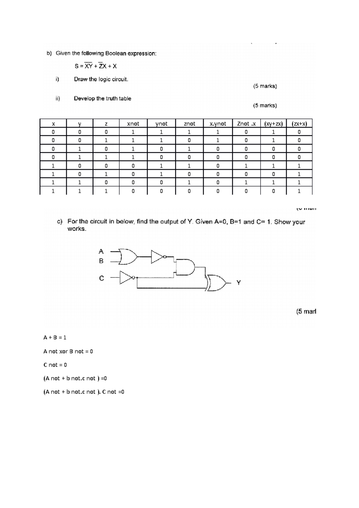 Answer 159 FA final assessment 2020 - Computer Organization - UiTM ...