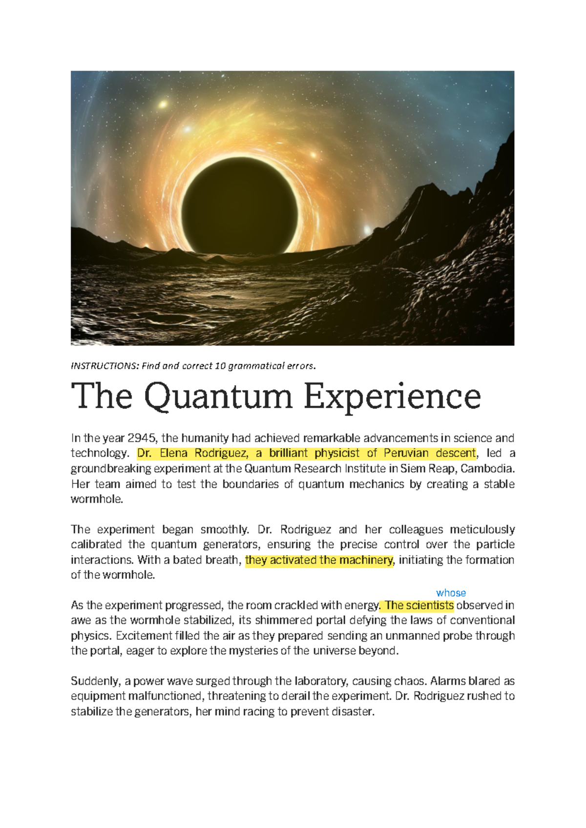 PDF: The Quantum Experience: part 1 and part 2 full complete read - INSTRUCTIONS: Find and ...