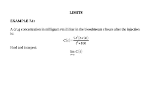 C16 Class Examples Marginal Analysis Related Rates - Marginal Analysis ...