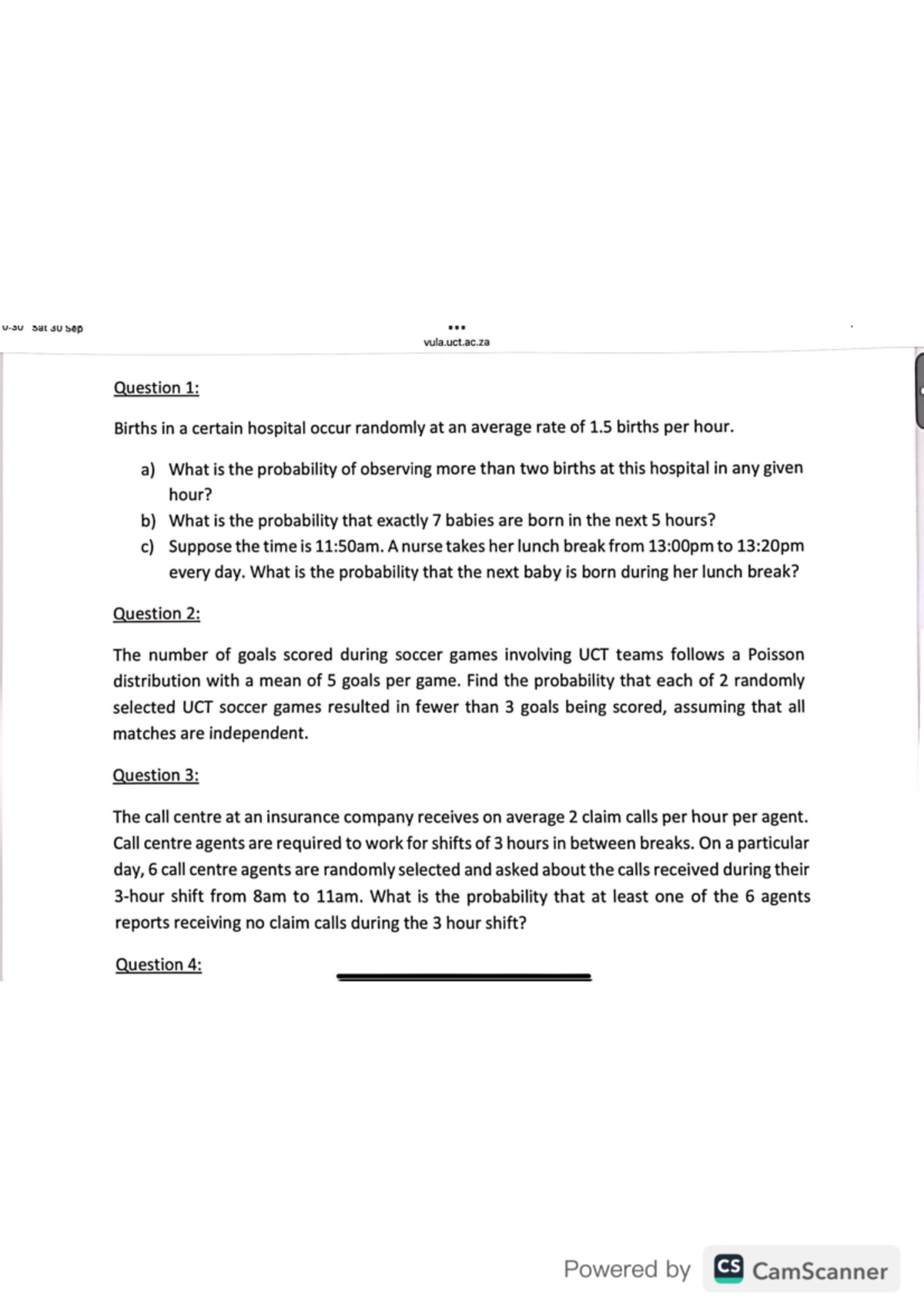 Practice questions - STA1000F - Studocu