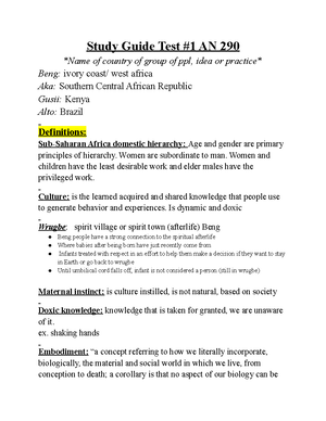 All modules - NOTES - Module 1 Learning Objectives Module 1 Discuss the ...