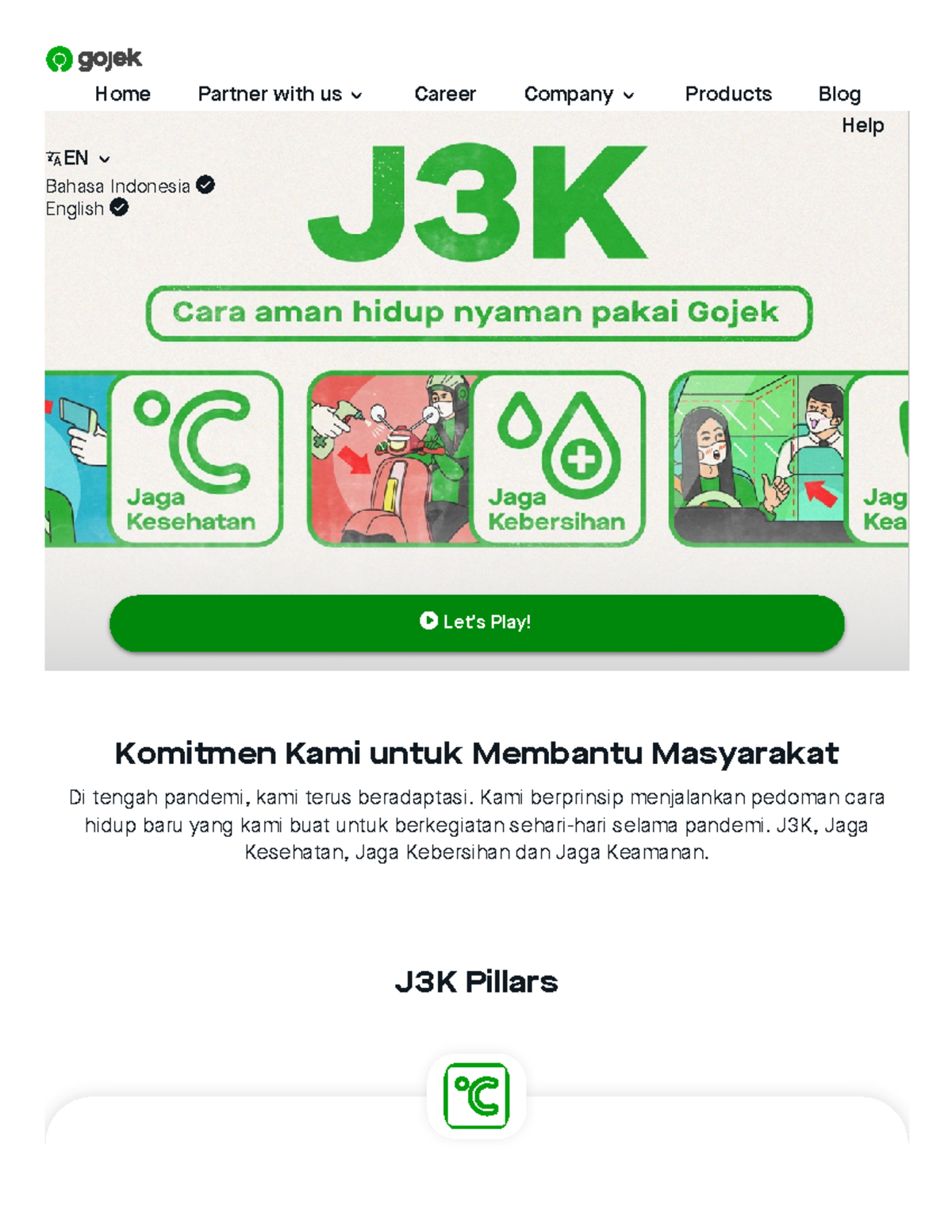 J3K Pillars - description - Let's Play! Komitmen Kami untuk Membantu ...
