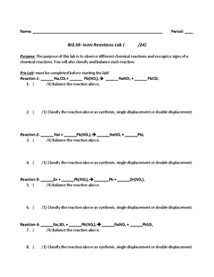 Chapter 16 Worksheet Key - CHEM 209 - Studocu