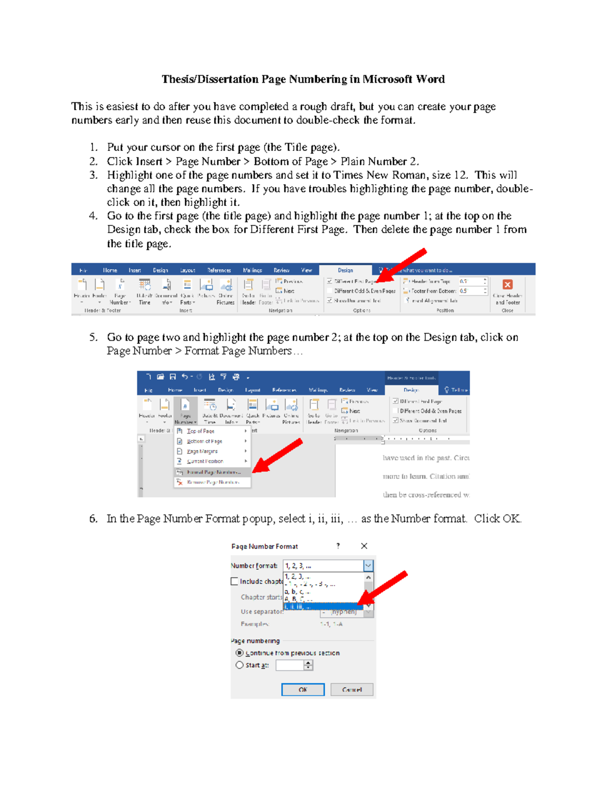 Grad-pgnumber-howto - Lecturer notes - Thesis/Dissertation Page ...