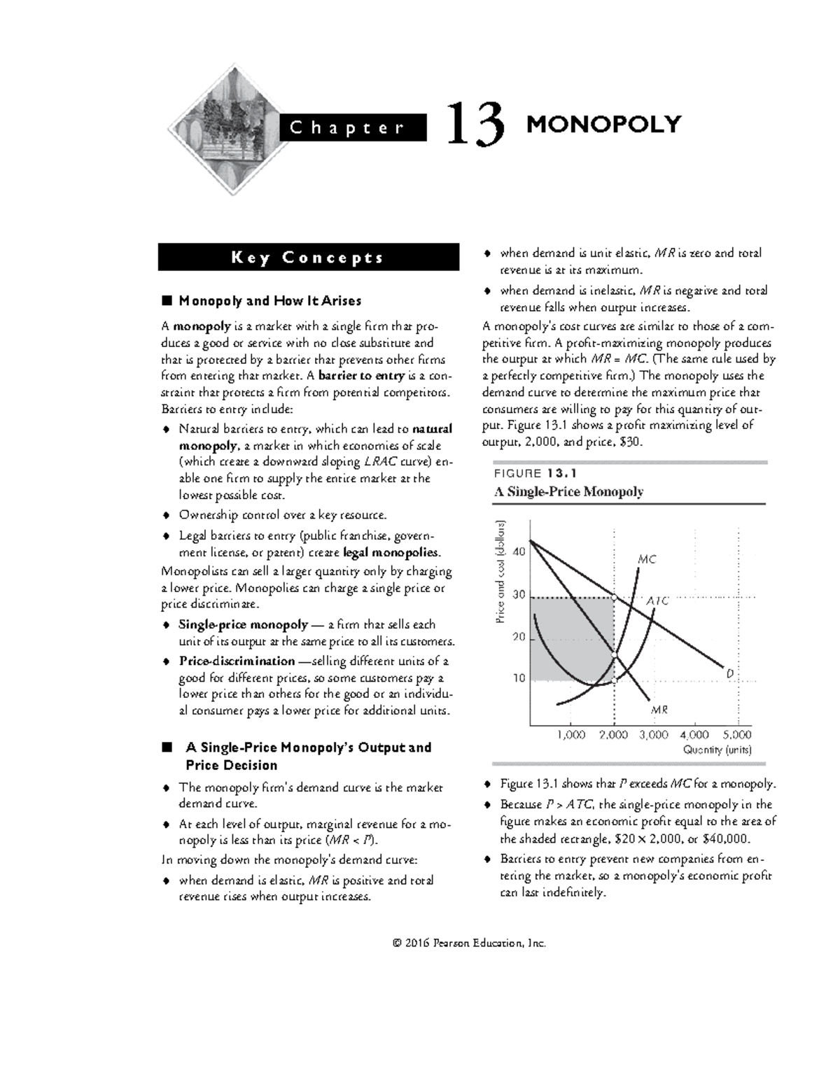 Tutorial Work Parkin 12 micro ssg ch13 - 13 MONOPOLY Key Concepts ...