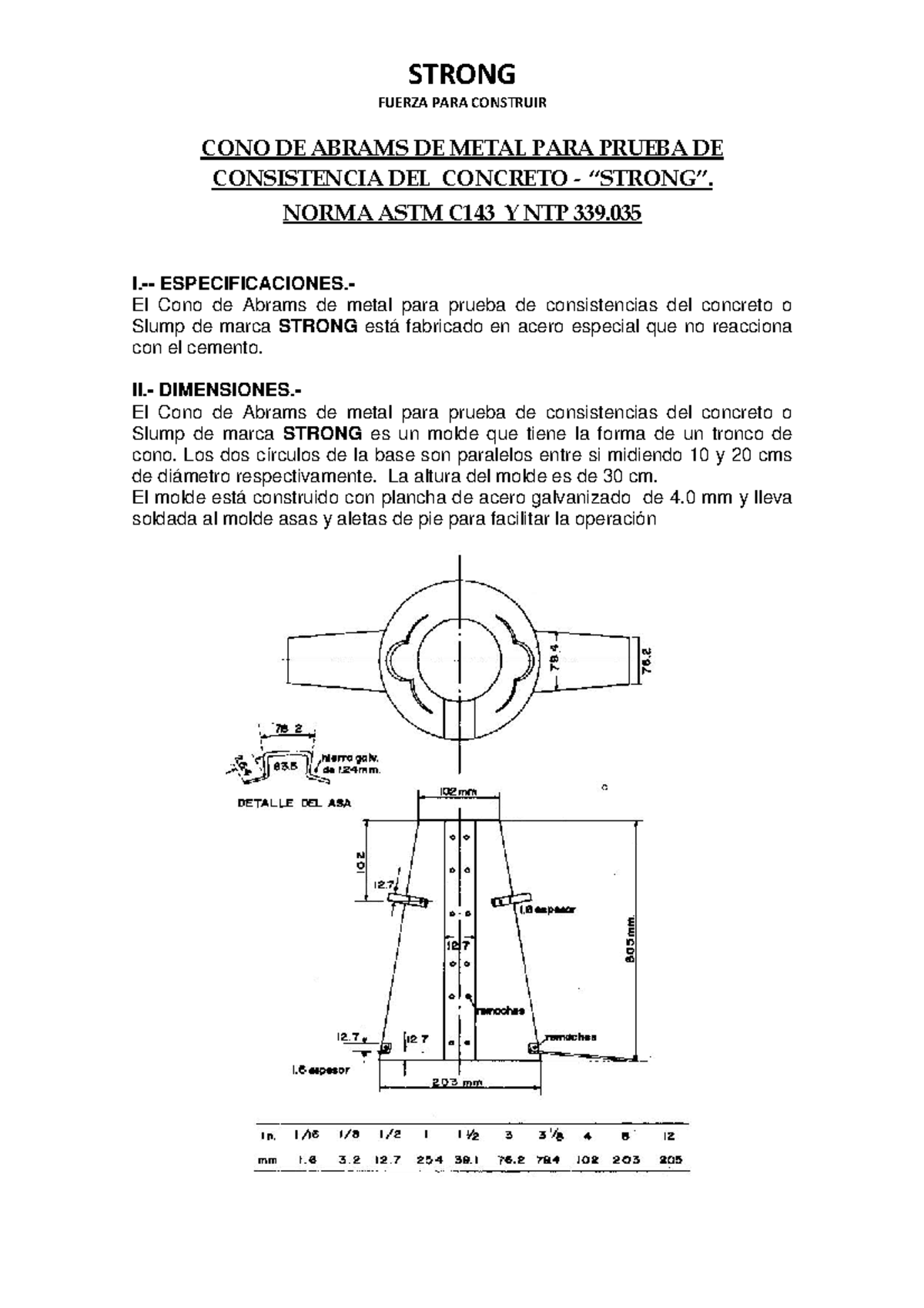 HT-Cono-Abrams - Como de Abrams texto basico - FUERZA PARA CONSTRUIR CONO DE ABRAMS DE METAL ...