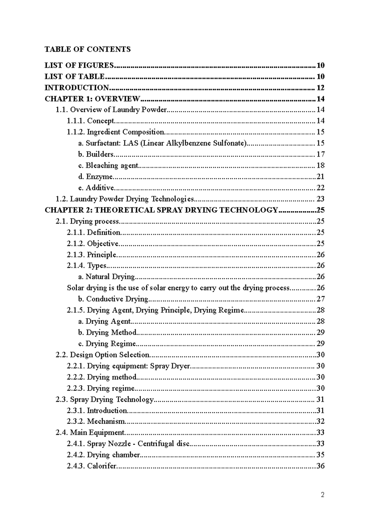 Final Report datk - TABLE OF CONTENTS LIST OF - Studocu