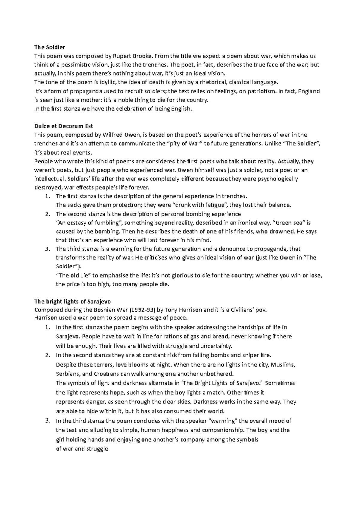 WAR Poems - The Soldier This poem was composed by Rupert Brooke. From ...
