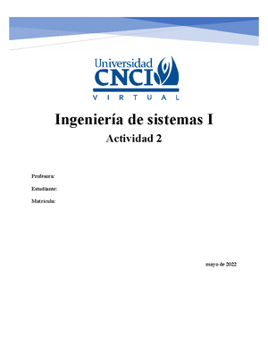 Ingenieria de Sistemas II proyecto modular - Nombre del curso ...