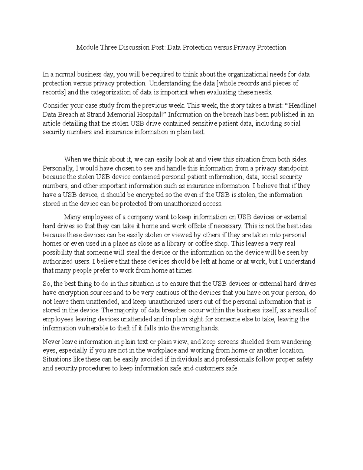 Module Three Discussion Post - Understanding the data [whole records ...