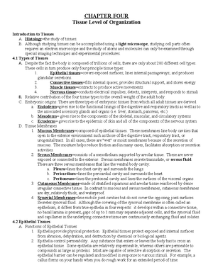 Chapter 3 Outline Complete - CHAPTER THREE Cellular Level of Organization An Introduction to ...