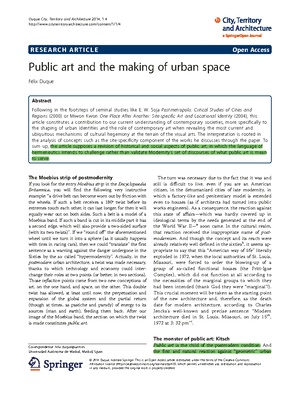 Abu-ghazzeh 1996 Reclaiming public spaces in space- the ecology of ...