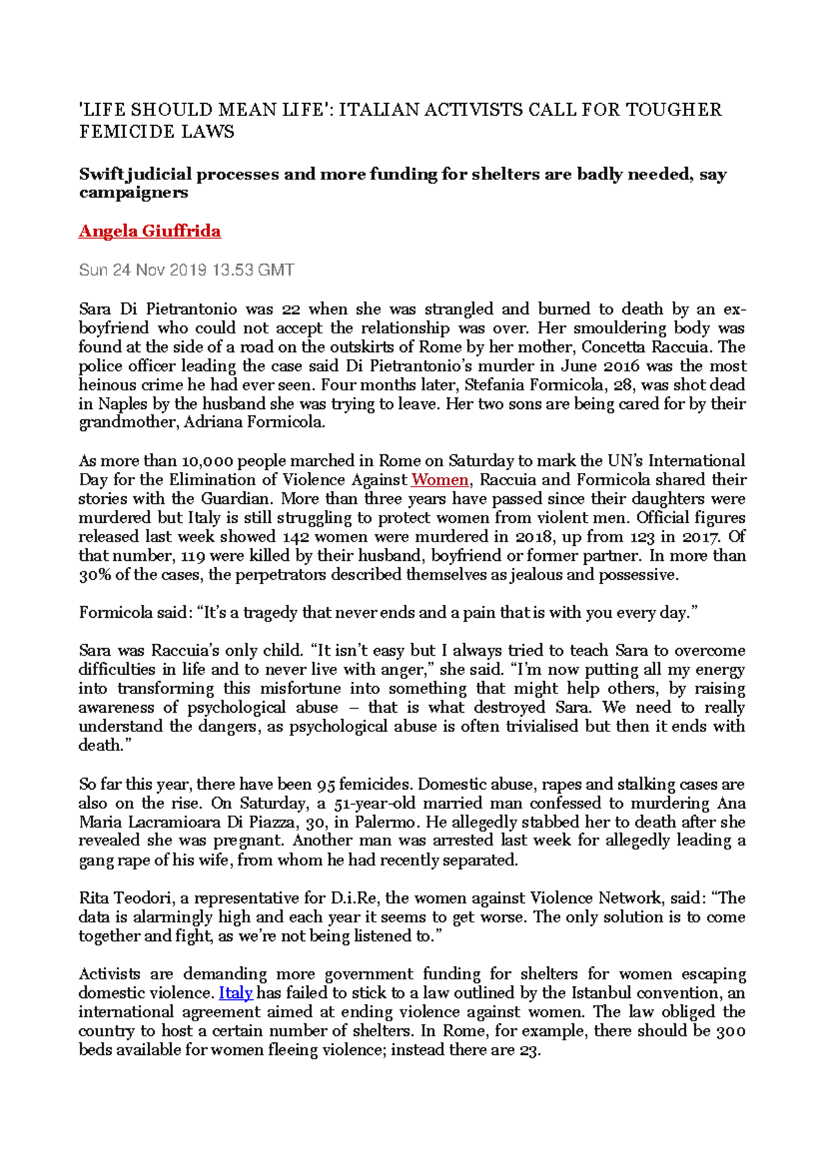 LIFE Should MEAN LIFE - Grade: B+ - 'LIFE SHOULD MEAN LIFE': ITALIAN ...