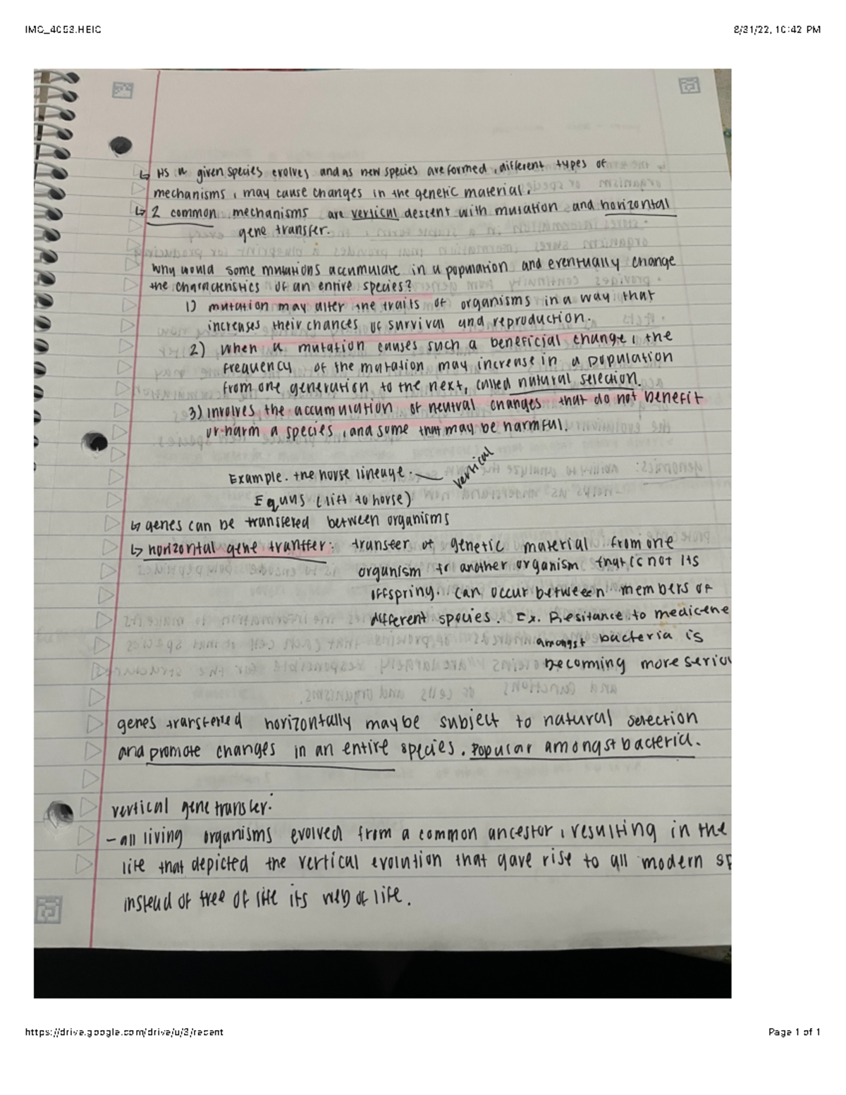 Pt4 - These explain the different levels of life. Starting from the ...